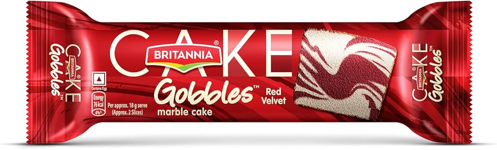 Britannia Gobbles Red Velvet Cake - Abhisri Stores